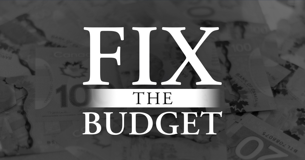 Fix the Budget - Conservative Party of Canada