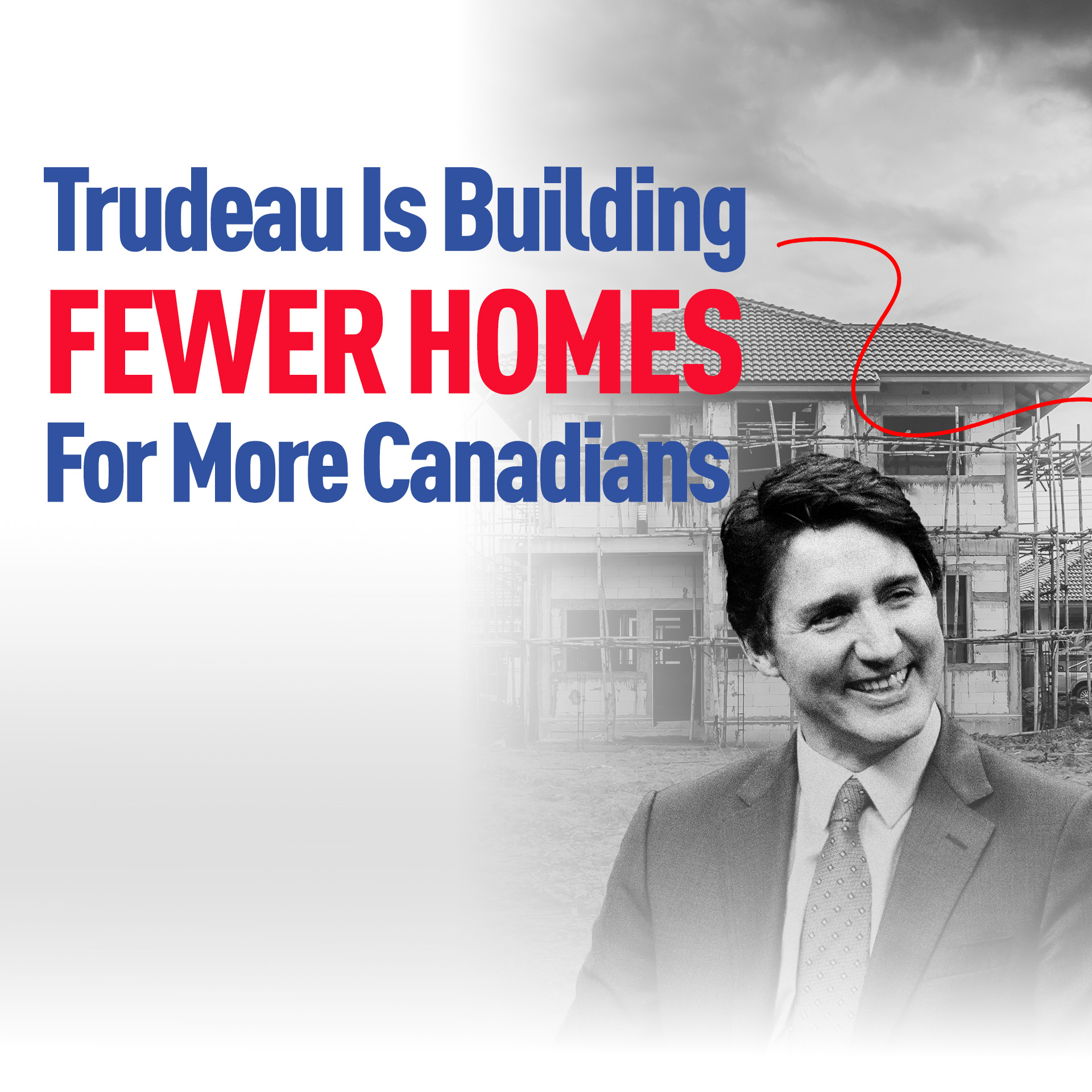 Just The Facts: Trudeau Is Building Fewer Homes For More Canadians ...