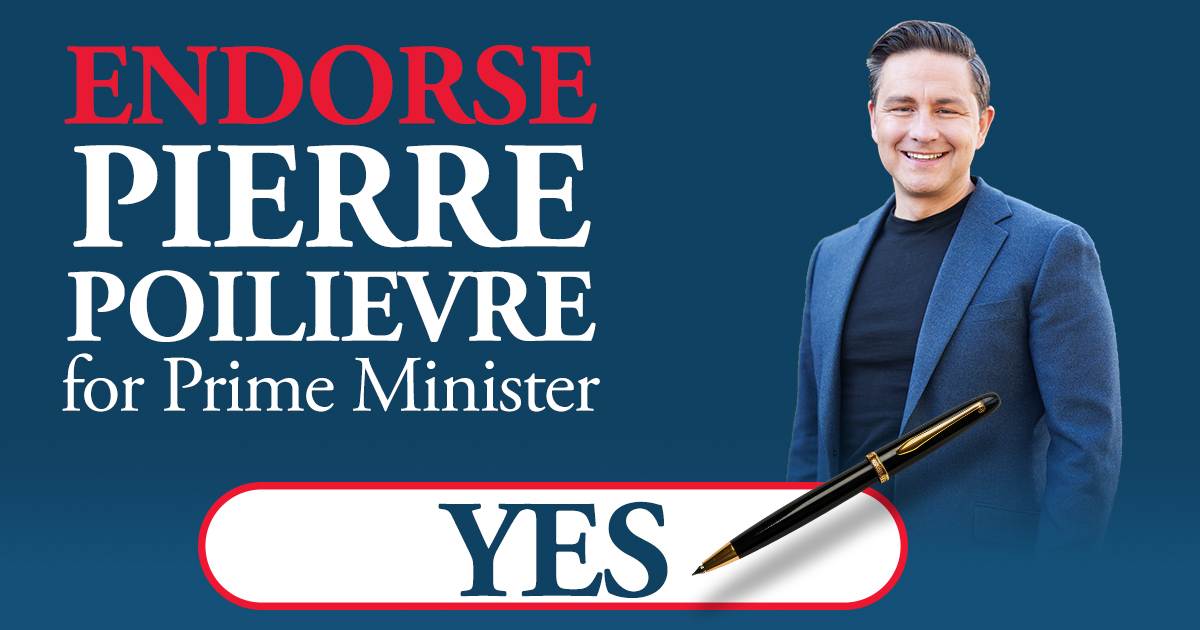 Endorse Pierre Poilievre for Prime Minister - Conservative Party of Canada